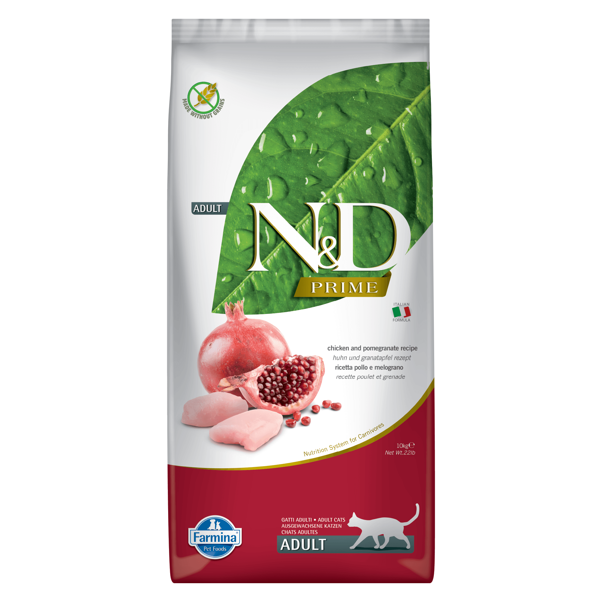 N&D Prime Chicken & Pomegranate Adult Cat - PetMarket Malaysia ...